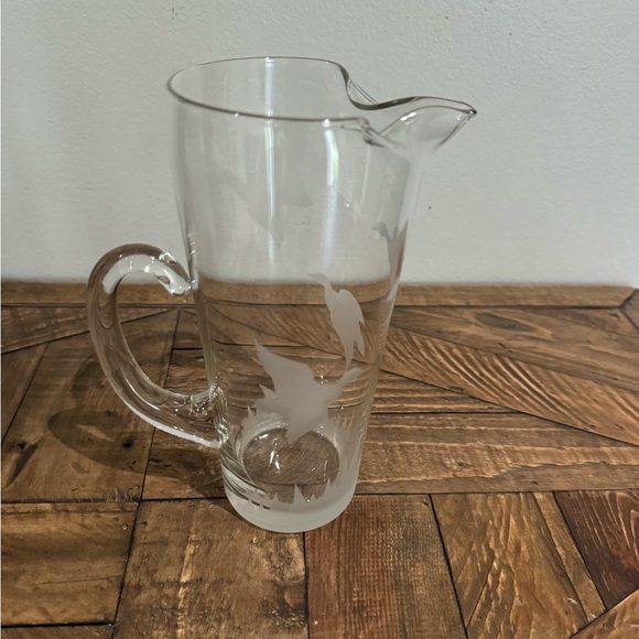 Source Unknown | Dining | Vintage Grated Etched Duck Glass Medium Size ...